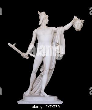 Rome. Italy. Perseus Triumphant, sculpture by Antonio Canova, 1800-1801 ...