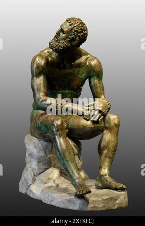 The Boxer at Rest, also known as the Terme Boxer, Seated Boxer ...