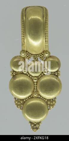 replica of decorative gold brooch, from the Staffordshire Hoard of ...