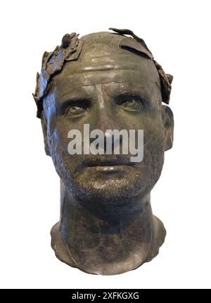 Sculpture of Roman Emperor Trebonianus Gallus at Hatay Archeology ...