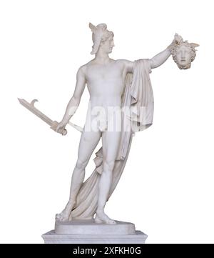 Rome. Italy. Perseus Triumphant, sculpture by Antonio Canova, 1800-1801 ...