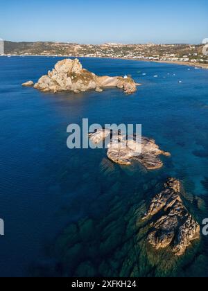 Aerial view of Kastri islet, Kos island, Greece Stock Photo - Alamy
