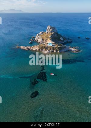 Aerial view of Kastri islet, Kos island, Greece Stock Photo - Alamy