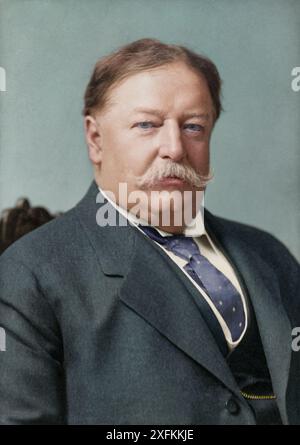 Cabinet card (cropped) of William Howard Taft. Circa 1908. By Pach ...