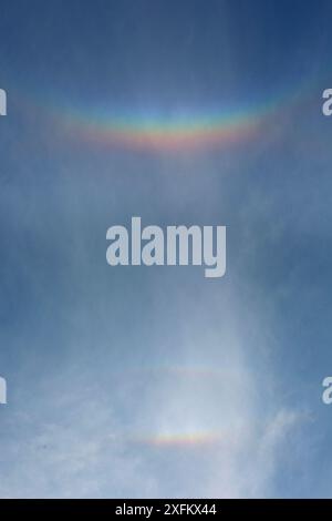Rainbows, High Clouds, Ice Crystals, Santa Barbara Mountains ...