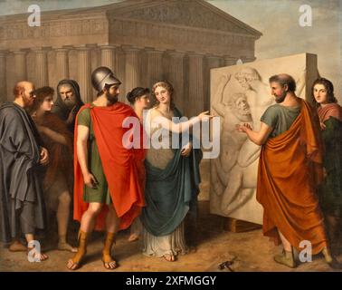 Pericles admires the works of Phidias at the Parthenon, 1811-1813 ...
