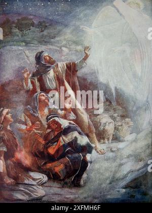 Illustration of The Shepherds of Bethlehem (Luke) - Shepherds were ...