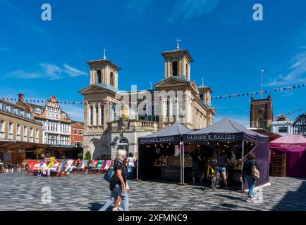 Kingston Historic Market square, London Stock Photo - Alamy