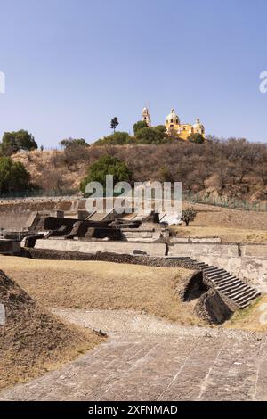 The Great Pyramid of Cholula, aka Tlachihualtepetl, largest pyramid in ...