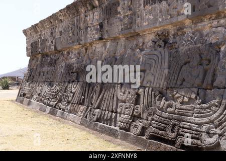 Temple of the Feathered Serpent or Plumed Serpents; Xochicalco Mexico ...