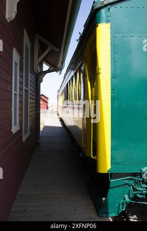 Chicago & Northwestern Railway Day Coach. Built 1884 and upgraded ...