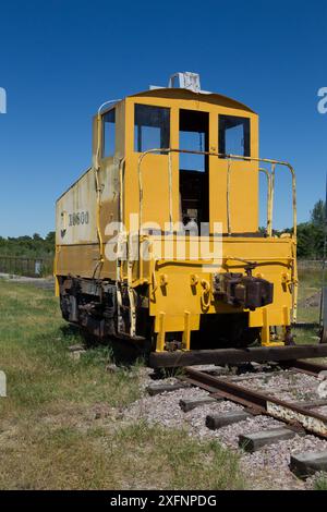 Milwaukee Road Shop Switcher X3800, "shop goat." The unit powered by an ...