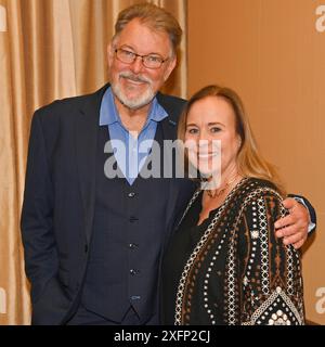 Hollywood, CA, USA; GENIE FRANCIS and husband JONATHAN FRAKES attend ...