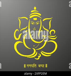 Loard Ganesha Vector Image, Shree Ganesh ji, hindu loard ganesha art ...