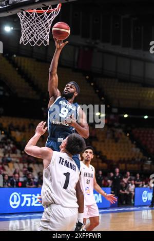 Josh Nebo (Slovenia). FIBA Olympic Qualifying Tournament. Piraeus 2024 ...