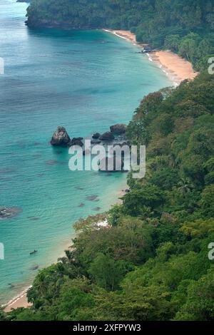 Coast of Principe Island UNESCO Biosphere Reserve, Democratic Republic ...