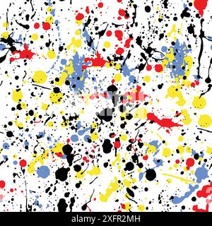 Seamless vector pattern with stain texture on brown background. Simple ...