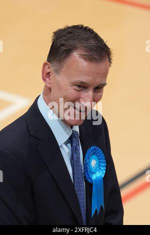 Chancellor of the Exchequer Jeremy Hunt at the declaration for the ...