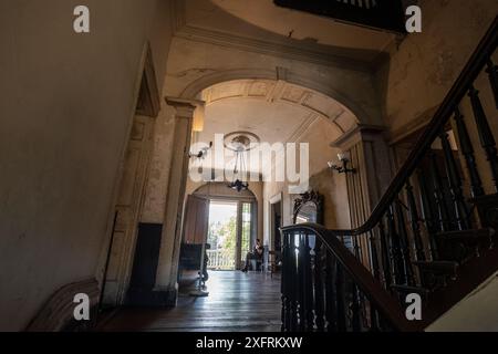 Interior of the Aiken-Rhett House Museum, Charleston, South Carolina ...