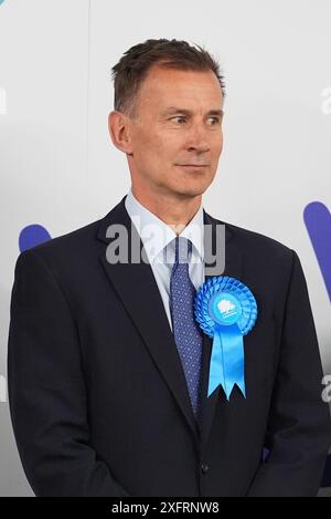 Chancellor of the Exchequer Jeremy Hunt at the declaration for the ...