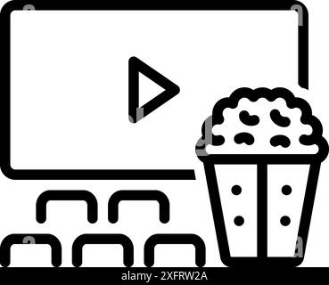 Icon for intervals,movie Stock Vector Image & Art - Alamy