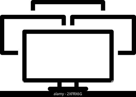 Icon for screens,surface Stock Vector Image & Art - Alamy