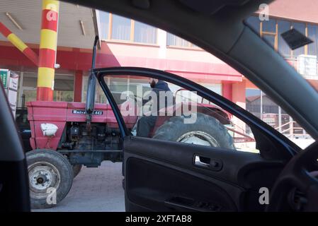 the tractor as an indispensable working tool in agriculture and farming ...