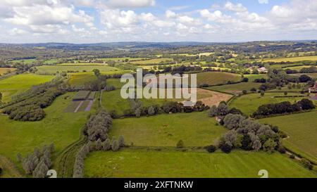Aerial view of Bodium Bridge , taken from 60m West of the Bridge, East ...