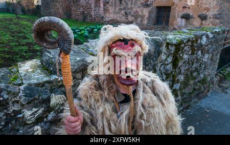 "La Vijanera" Carnival in Silio. Molledo Municipality, Cantabria, Spain ...