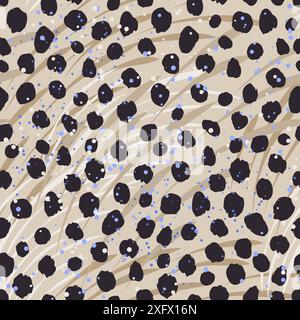 seamless pattern with cheetah skin. Animal print Stock Vector Image ...