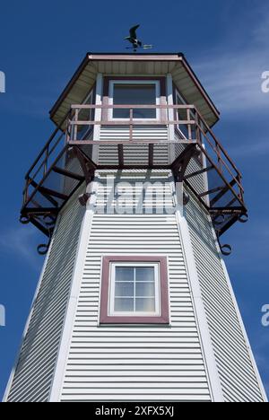South of Detroit river light house Stock Photo - Alamy
