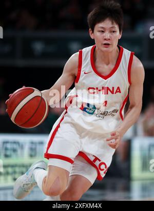 Melbourne, Australia. 5th July, 2024. Head coach Zheng Wei (C) of China ...