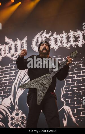 The Rap Metal Body Count band performed at Danisch Copenhell festival ...