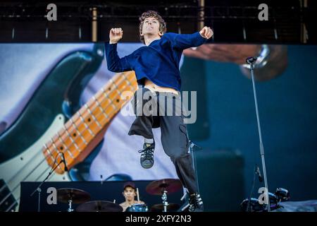 Brendan Yates of Turnstile at Tons of Rock Festival in Norway in June ...
