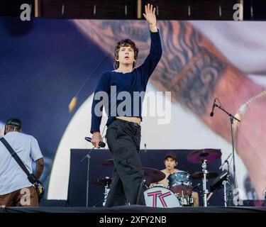 Brendan Yates of Turnstile at Tons of Rock Festival in Norway in June ...
