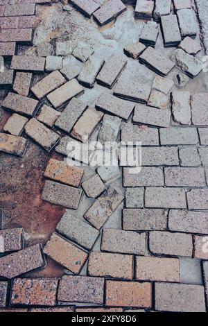 Paving stones as background, closeup Stock Photo - Alamy
