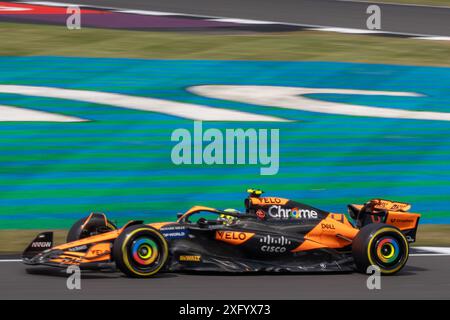 Silverstone (Towcester), UK, 05 Jul 2024, Lando Norris Securing the Top ...