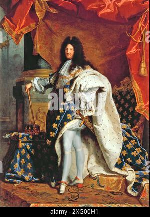 LOUIS XIV (1638-1715) painted by Claude Lefèbvre in 1670 Stock Photo ...