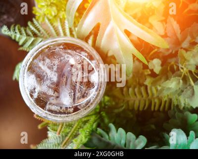 Iced coffee that looks great and tastes delicious Stock Photo - Alamy