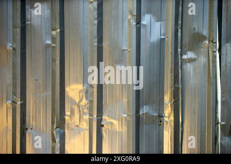 zinc roof texture in soft light Stock Photo - Alamy