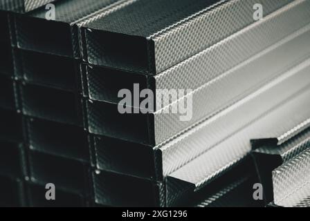 Metal profiles for drywall construction, corrugated C shaped studs ...