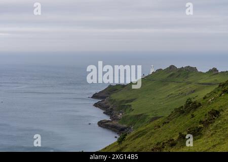 Freshwater Bay with the Lighthouse in the background, Start Point ...