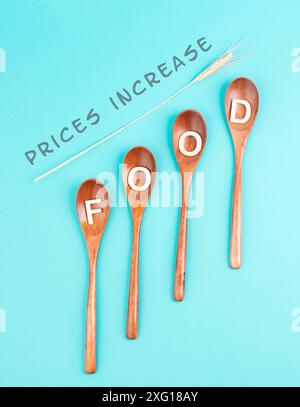 Food prices increase, financial crisis and shortages, supply chain ...