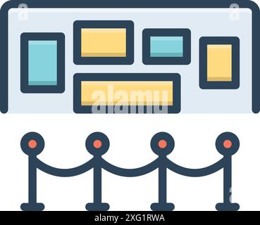 Icon for exhibits,object on display Stock Vector Image & Art - Alamy