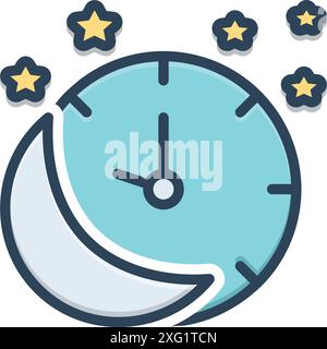Icon for tonight,evening Stock Vector Image & Art - Alamy