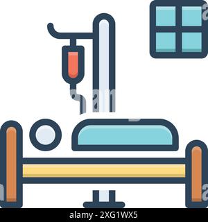 Icon for admitted,patient Stock Vector Image & Art - Alamy