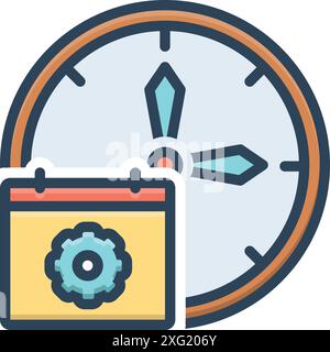 Icon for periodically,clock Stock Vector Image & Art - Alamy