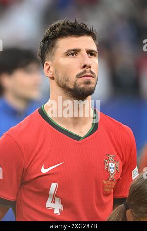HAMBURG - Ruben Dias of Portugal during the UEFA EURO 2024 quarter ...