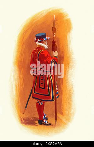 Yeomen Warders, Beefeaters, History, Victorian British army military ...