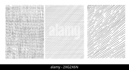 Set of crosshatch texture isolated, hand drawn Stock Vector Image & Art ...